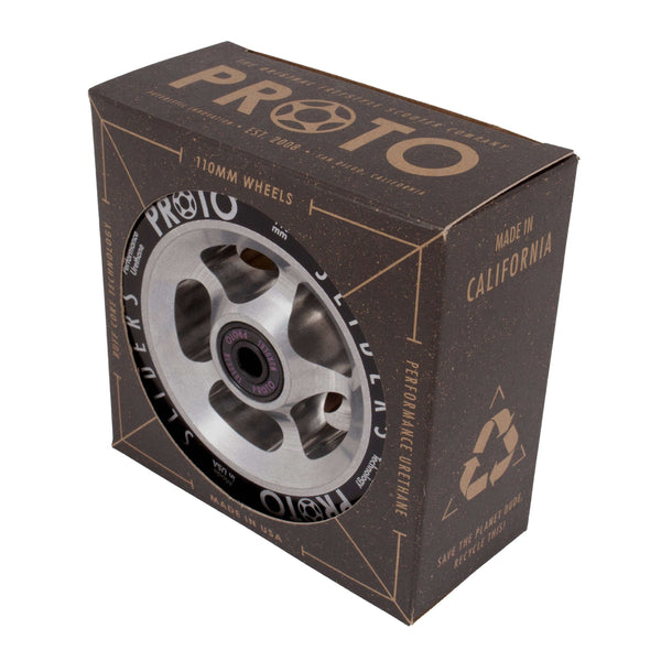 PROTO Classics Raw Sliders 110mm Black on Raw